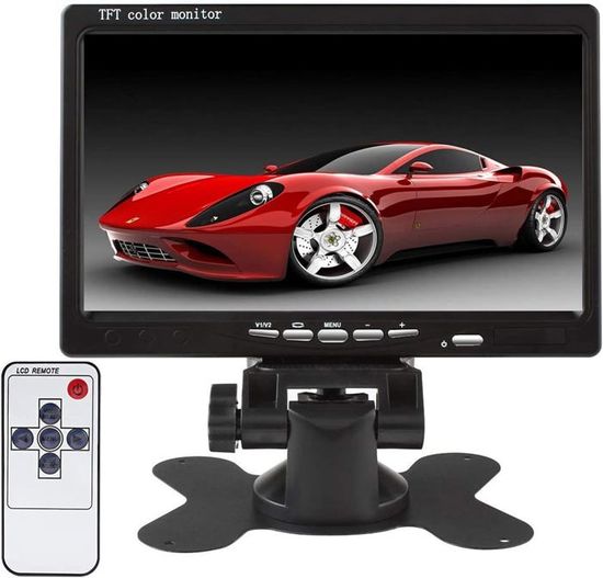7 Pouces Lcd Couleur Tft Moniteur Voiture Camera De Recul,Moniteur Rétroviseur Système De Vue ...