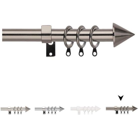 TRINGLE à Rideau Extensible,Ø 16-19mm,Longueur Réglable 130-240 cm ...