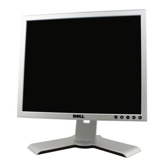 Ecran Plat 17" DELL 1708FPt Gris VGA DVI Hub USB Rotation 90° LCD Pied ...