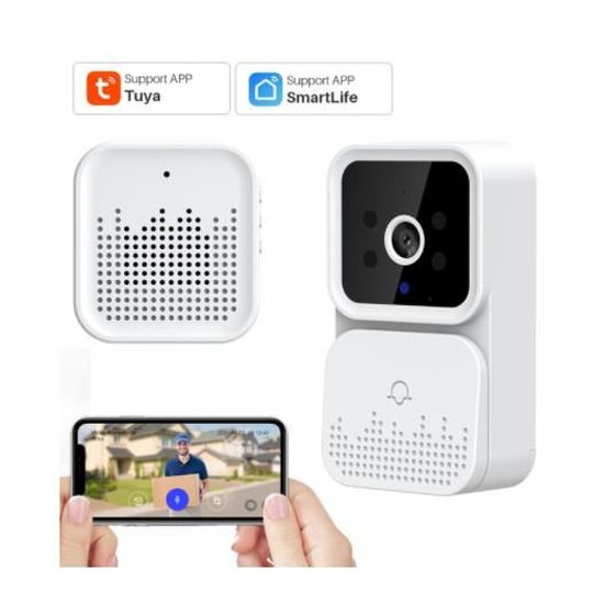 Sonnette de porte sans fil WiFi caméra extérieure HQLS - Vision ...