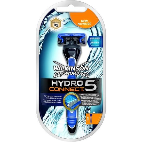 Rasoir - WILKINSON SWORD - HYDRO 5 CONNECT - 5 lames Ultra Glide ...