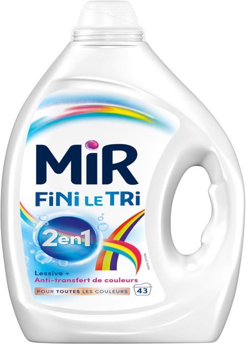 Lessive Liquide Lessive 2en1 Main Machine Fini le Tri Lessive + Anti ...