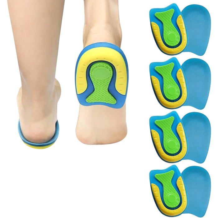 4 Paires Talonnette Gel Silicone, Talonnette Tendon D'achille ...