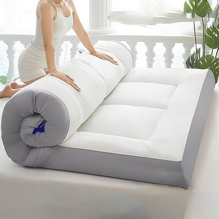 Futon Extra pais Et Moelleux, Matelas de Sol Pliable pour Camping et ...