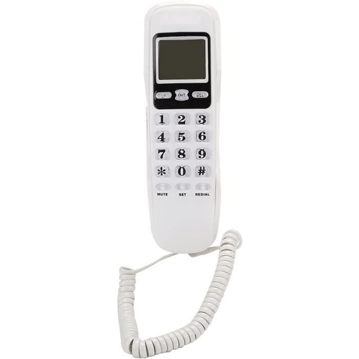 Téléphone Fixe, téléphone Filaire DTMF-FSK avec Identification de l ...