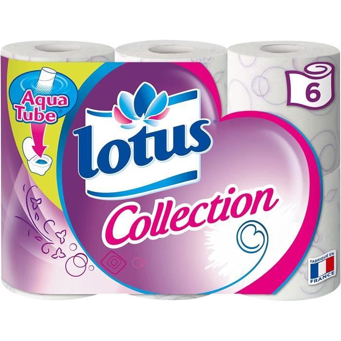 Collection - Papier Toilette 2 épaisseurs Décoré - 6 rouleaux[130 ...