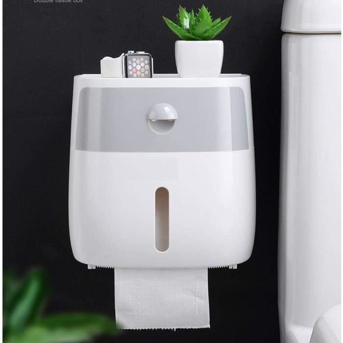 Porte Rouleau De Papier Toilette Boîte De Rangement Étanche Pour ...