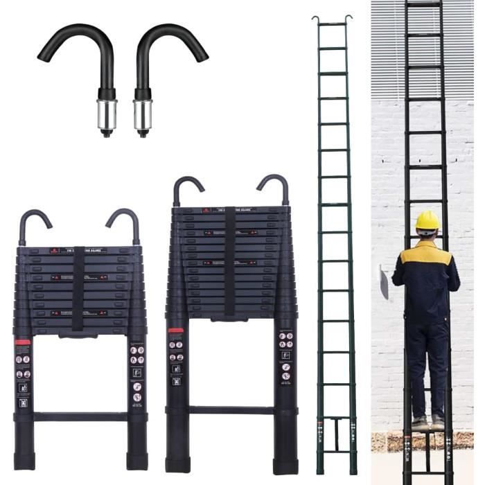 Échelle Télescopique 3,2M, Escabeau Telescopique En Aluminium Avec ...