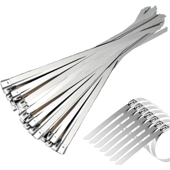 Collier de Serrage Inox 700 * 10mm, Serflex Inox, 30 Pièces Attache de ...