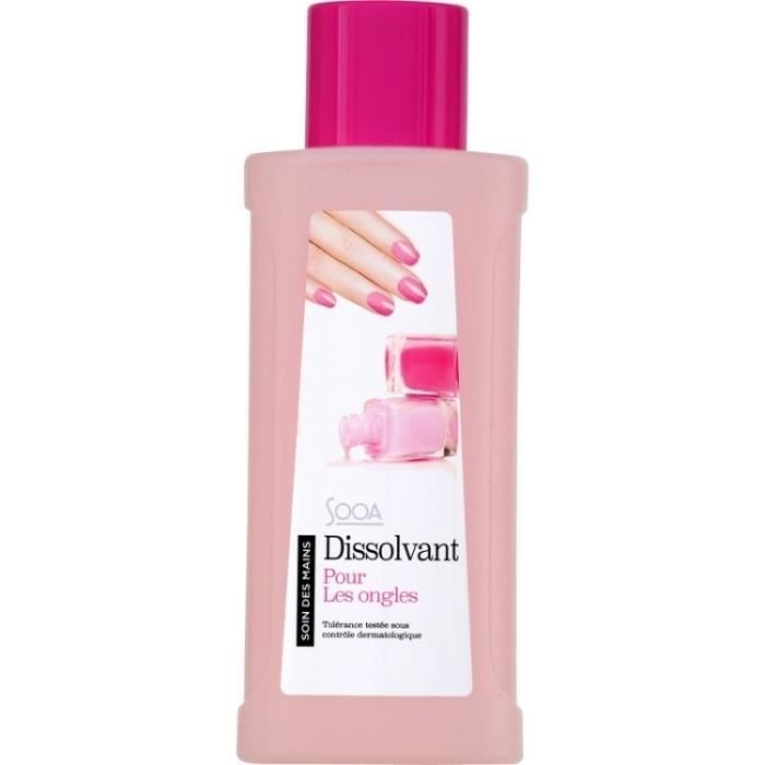 Dissolvant ongles 200 ml Sooa - Cdiscount Au quotidien