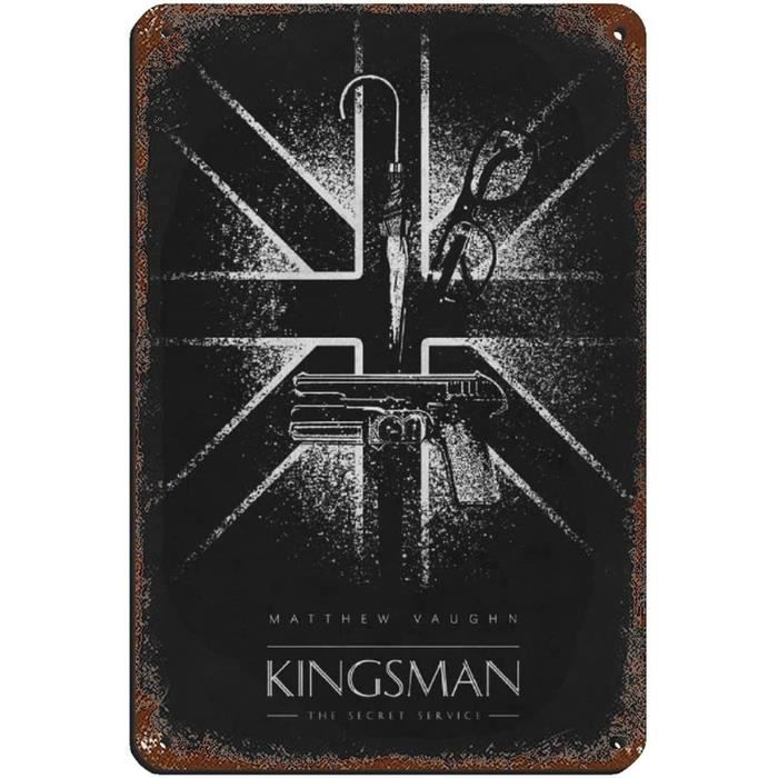 Affiche du film Kingsman en métal vintage pour ...