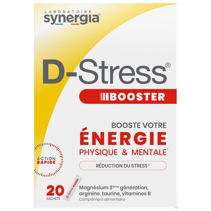Synergia D-Stress Booster Magnésium hautement assimilé Formule ...
