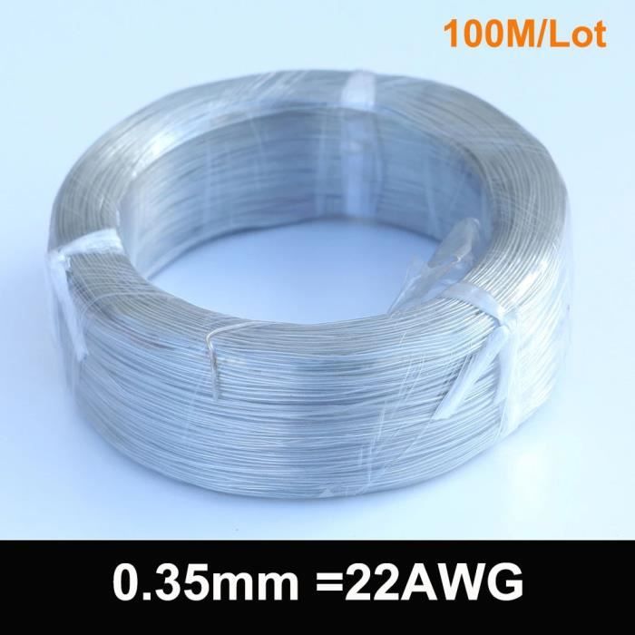 Câble-fil LED néon à 2 broches - 100M - 22AWG 20AWG 18AWG - pour ...