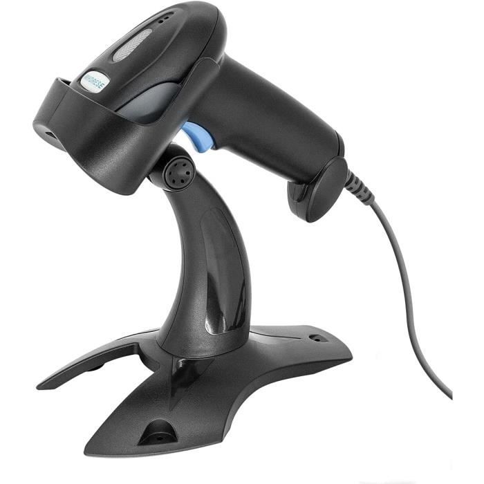 Scanner de codesbarres avec support USB filaire 1D POS Scanner écran ...