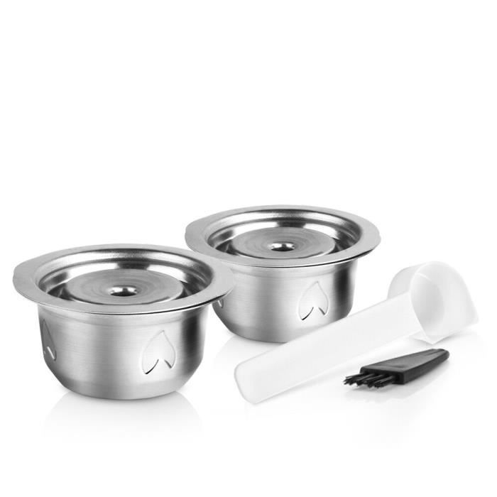 Espresso de 80 ml - 2 capsule - Capsules Réutilisables En Acier ...