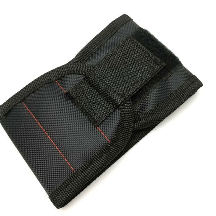 Aimant 3 - Le noir - bracelet magnétique pour électricien, sac à outils ...