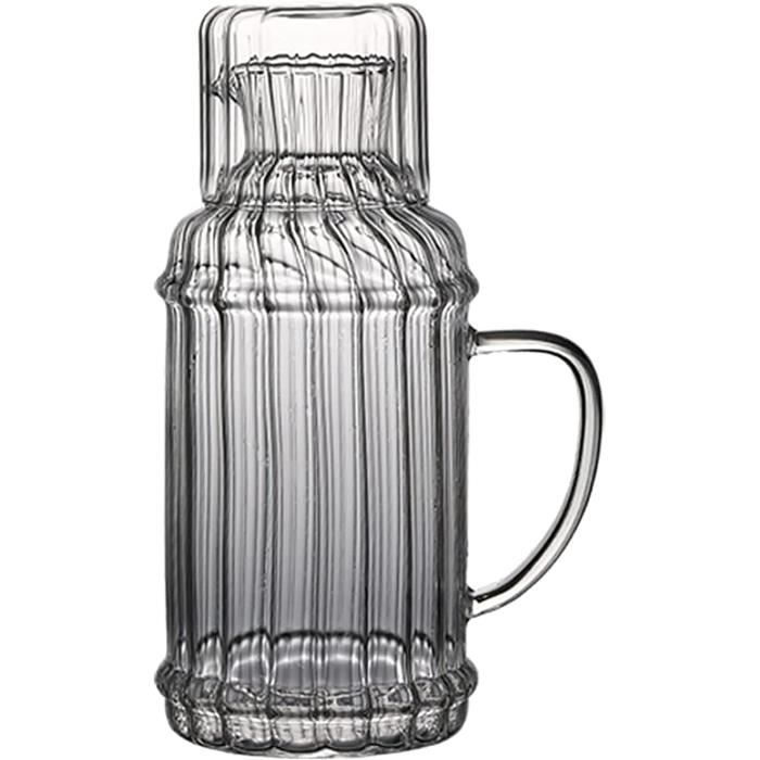 Carafe Eau Carafe De Chevet De 37 Oz Avec Poignée, Carafe À Eau De ...