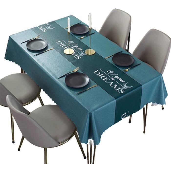 Nappe Rectangulaire De Table Basse De Restaurant De Café Enduit De Pvc ...