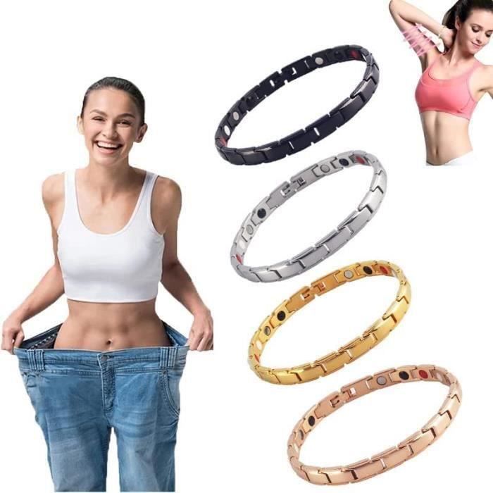 4pcs Magnetic Lymph Detox Bracelet, Lymph Drainage Bracelet, Slimming ...
