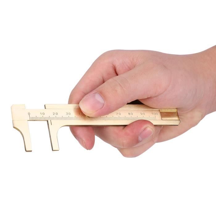 Cikonielf outil de mesure de précision Pied à coulisse en laiton à ...