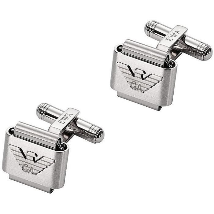 Boutons de manchettes - EMPORIO ARMANI - EGS2917040 - Acier inoxydable ...