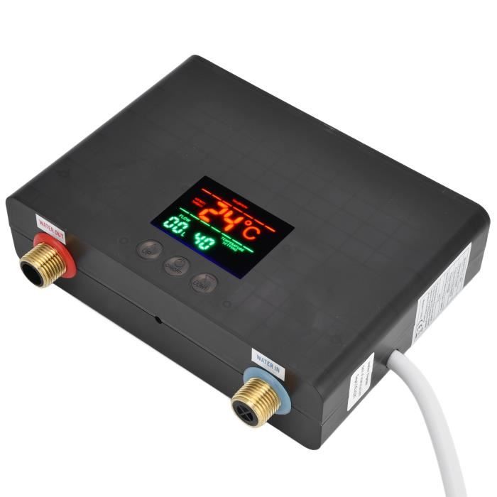 Fydun chauffe-eau sans réservoir Chauffe-eau électrique instantané sans réservoir 5500W avec ...