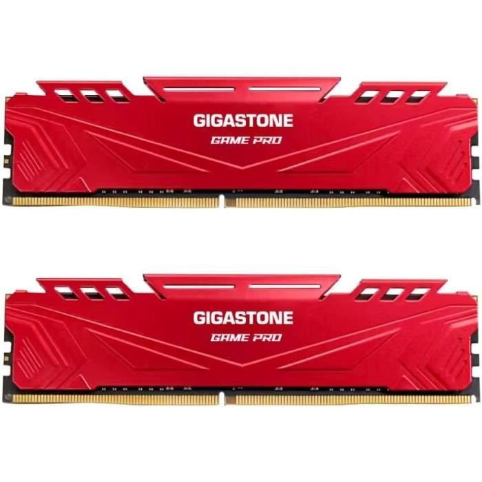 Kit RAM DDR4 32Go GIGASTONE Game PRO - 3200MHz - Overclocking Intel XMP ...