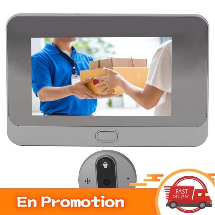 Visionneuse de judas numérique de nuit, détection de mouvement ...