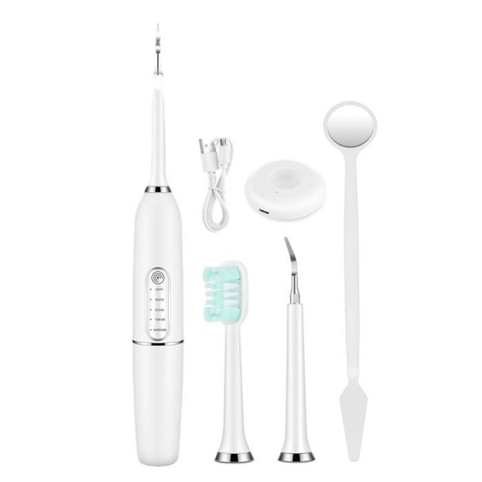 Dents Nettoyant Kit Électrique Sonic Sonic Dental Stractor Calculs ...