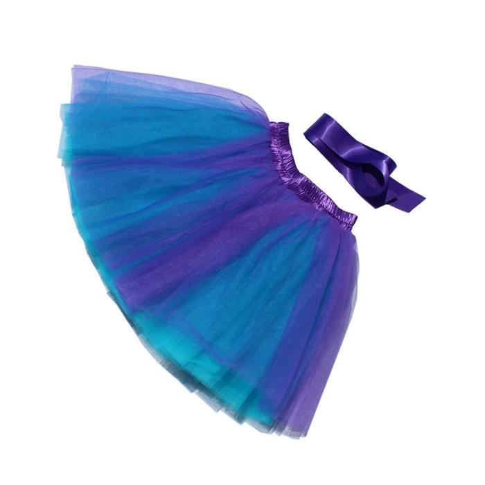 Proximour-Jupe tutu en tulle pour filles,costume de fête d'Halloween ...