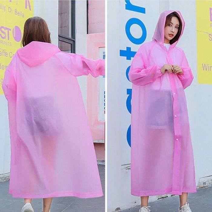 Poncho Pluie,Imperméable Transparent à la mode pour homme et femme ...