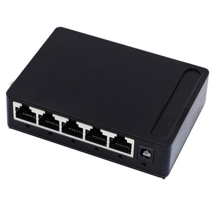 Switche Et Hub Reseau -Switch Ethernet 5 Ports Gigabit Boitier Hub RJ45 ...
