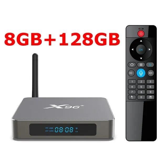 Box multimedia,Boîtier TV X96 X6,Android 11,8 Go RAM,128 Go,Rockchip RK3566,CODEC VIDÉO 8K,2 ...