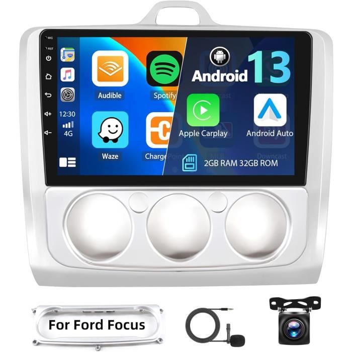 2G+32G Android 13 Autoradio 2 Din Pour Ford Focus Mk2 Mk3 Exi Mt 2 3 ...