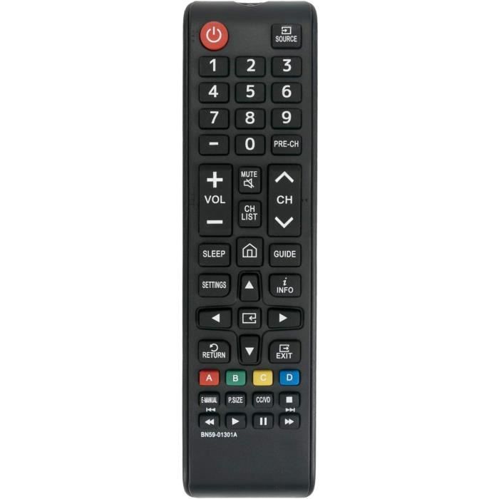 Bn59-01301A Télécommande Adaptée Pour Tv Led Samsung Un40Nu7100F ...
