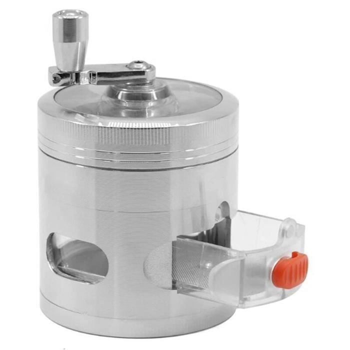 Argent Broyeuse manuelle broyeuse à vanille broyeuse à épices manivelle ...