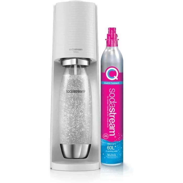 Sodastream Terra Machine à Eau Pétillante et Soda Pack 1 Bouteille 1L ...