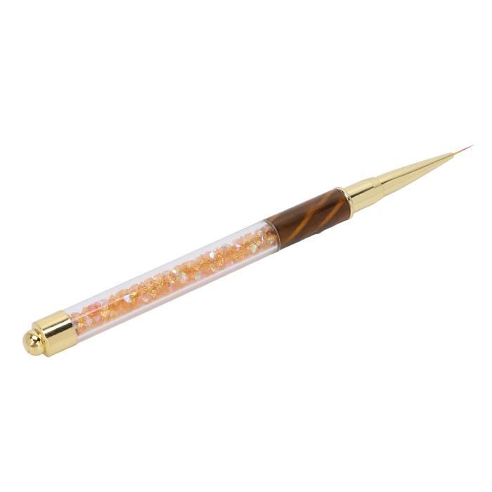 TMISHION Stylo de doublure de manucure Manucure Liner Pen Nail Strass ...