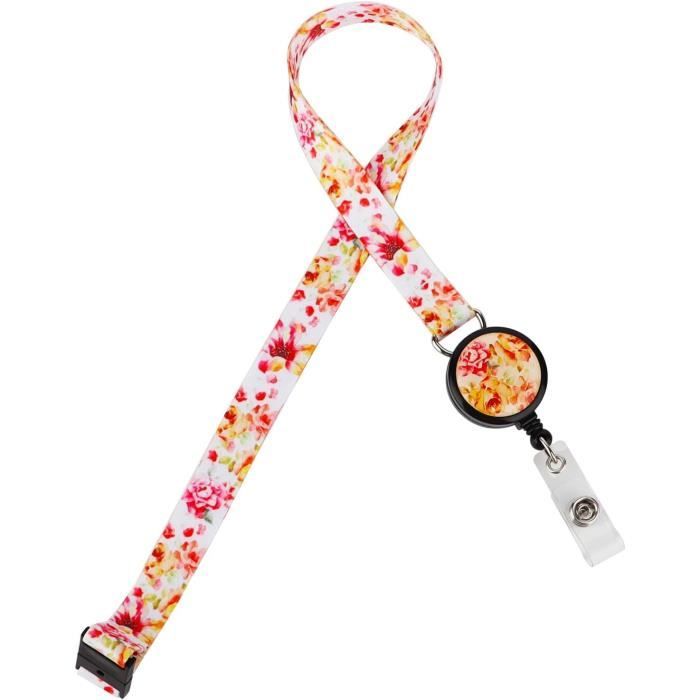 Lanière Détachable Avec Enrouleur De Badge Rétractable, Boucle De ...