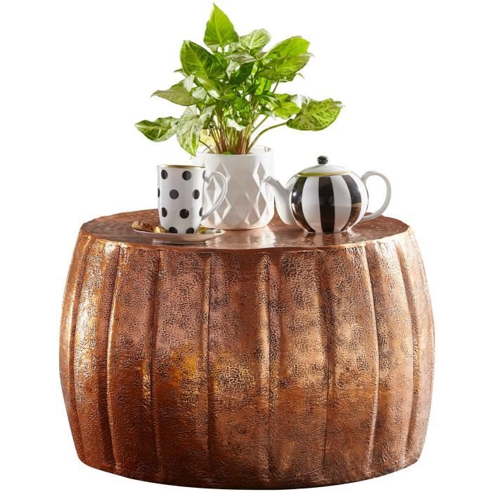 WOHNLING table basse JAMAL table basse WOHNLING table basse en cuivre ...
