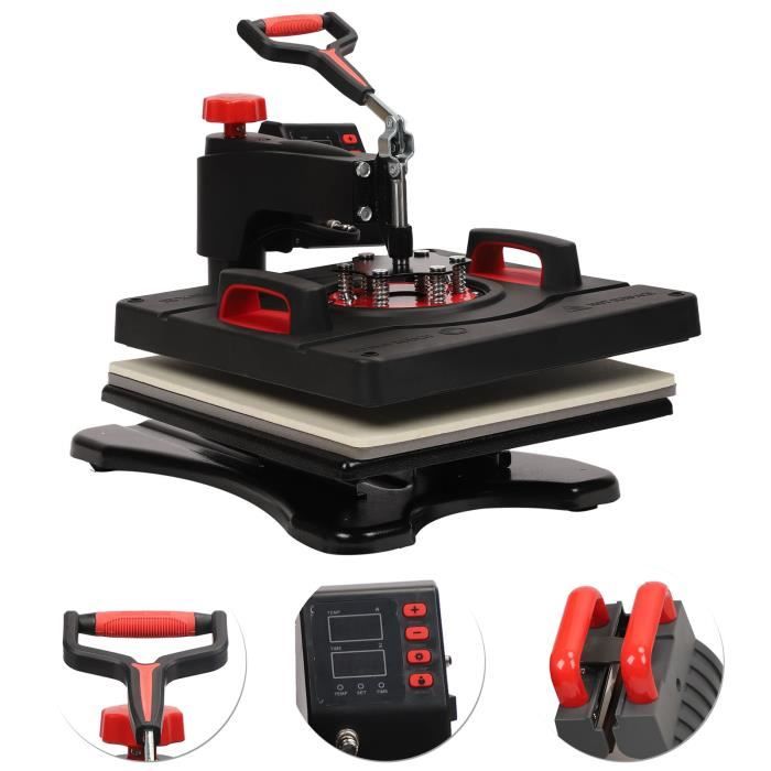 YOSOO Machine de transfert 5 en 1 Presse à Chaud Portable, Presse à ...