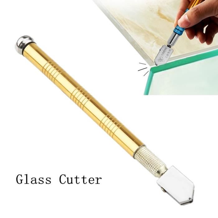 Outil de coupe-verre - YOSOO - Crayon de poche - Plastique et acier - 173 mm - 2 ans de garantie ...