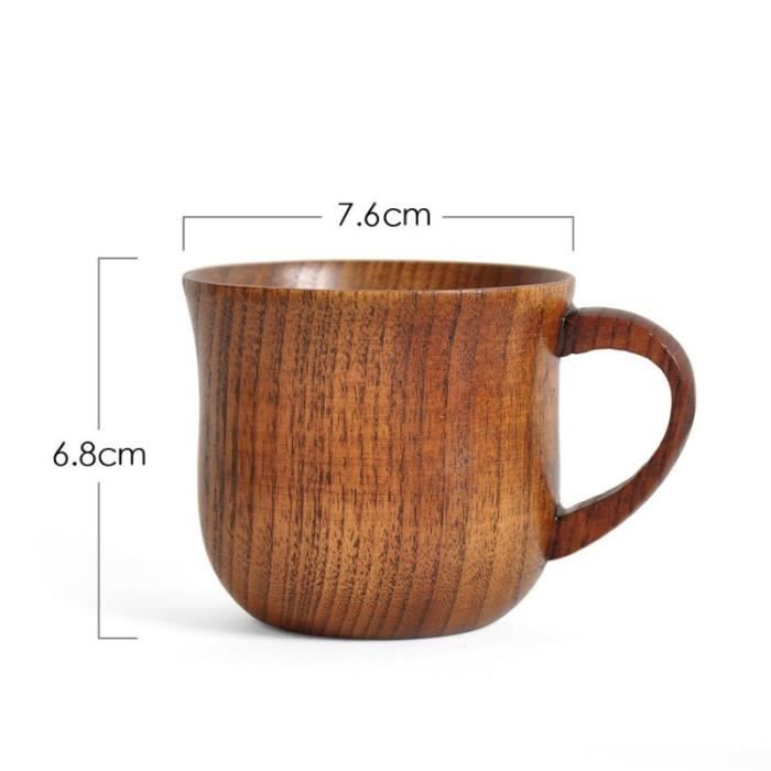 SERVICE A THE,01--Tasse de Jujube en bois massif, tasse de thé fait à ...