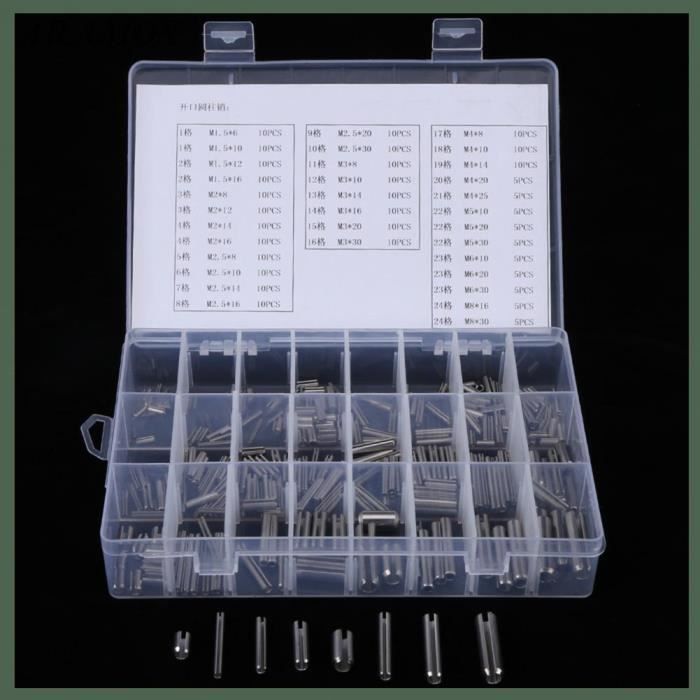 ARAMOX Lot de 280 Broches Tension Ressort en Acier Inoxydable M1.5 M2 ...