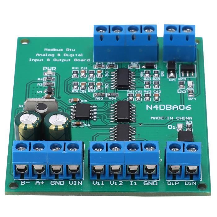 Qiilu carte RS485 Module analogique-numérique RS485 Convertisseur ADC ...