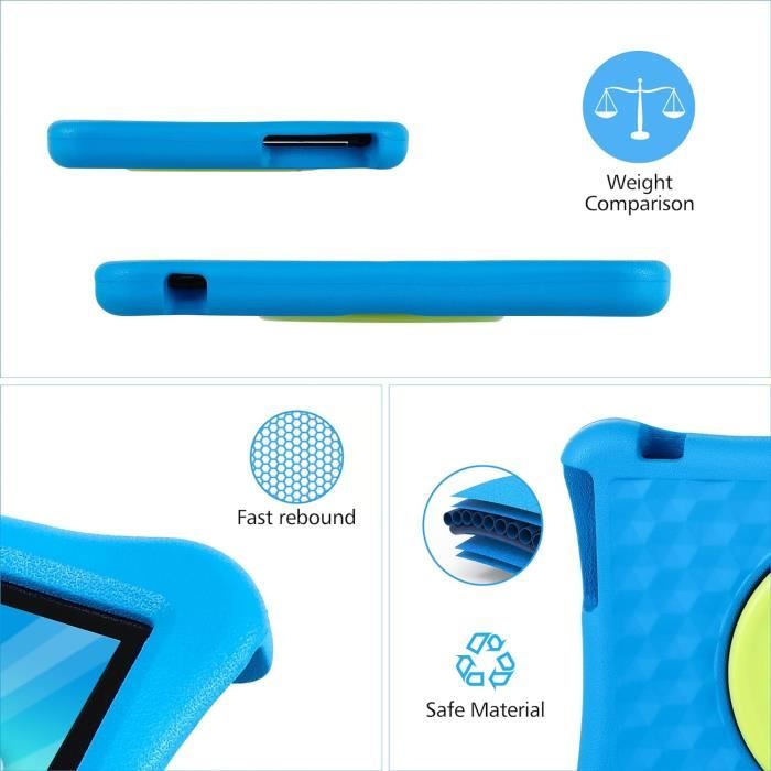 Tablette Pour Enfant, 10 Pouces Android Tablette, 8Go(4+4 Développer ...