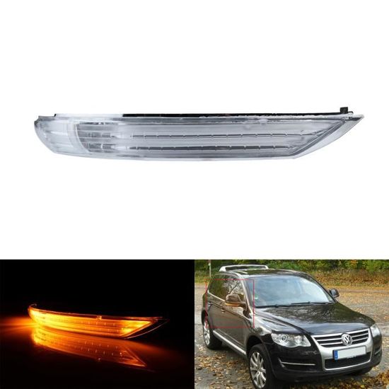 ANGRONG Droite Retroviseur Mirror Clignotant Indicateur Lumière ...