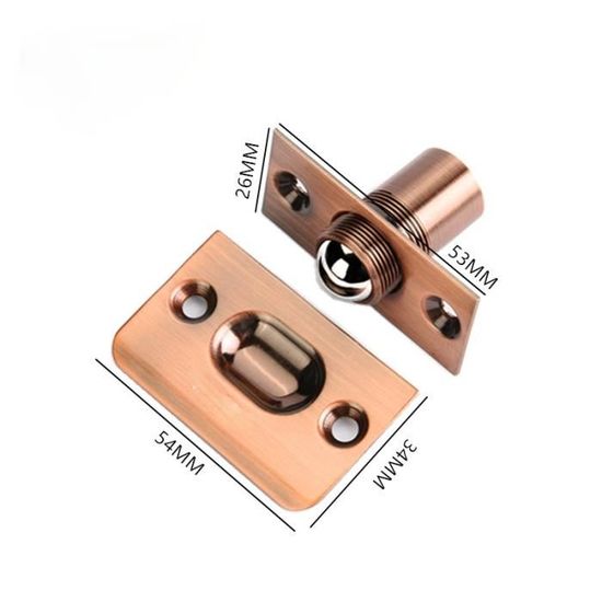 Serrure-barillet,Plaque de gâche à chaud en acier inoxydable pour porte ...