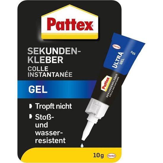 LI-1865943 Colle à prise rapide"Ultra Gel" 10 g, Noir-bleu[81 ...