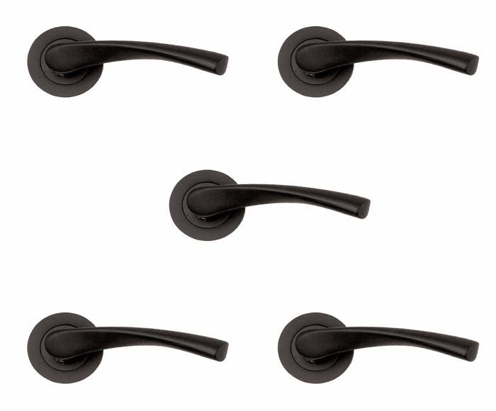 Infinity dÉcor Lot de 5 poignees de porte interieure torsadees a levier ...